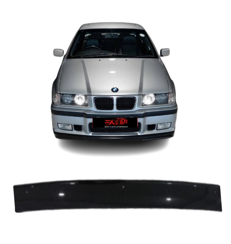 BMW E36 Gloss Black bonnet guard – Exotic Auto Accessories