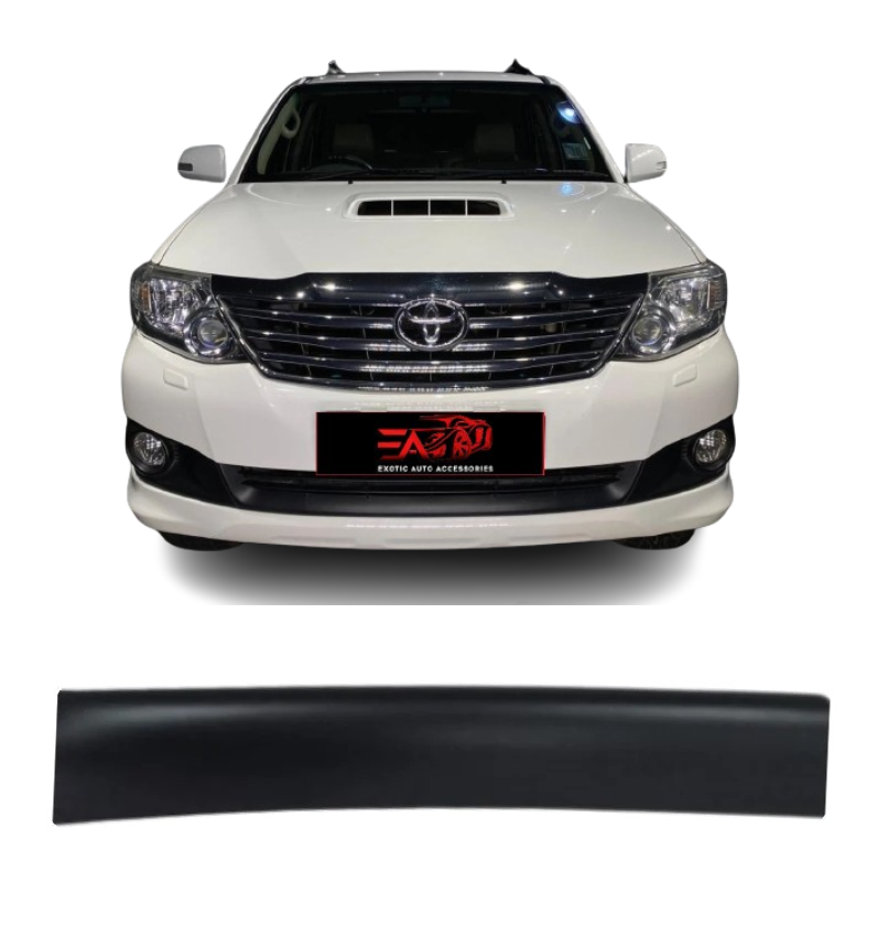 Toyota Fortuner Matt Black bonnet guard 2012-2015 – Exotic Auto Accessories