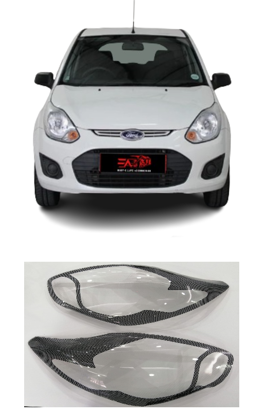 Ford Figo carbon Headlight shields 2010-2015 – Exotic Auto Accessories