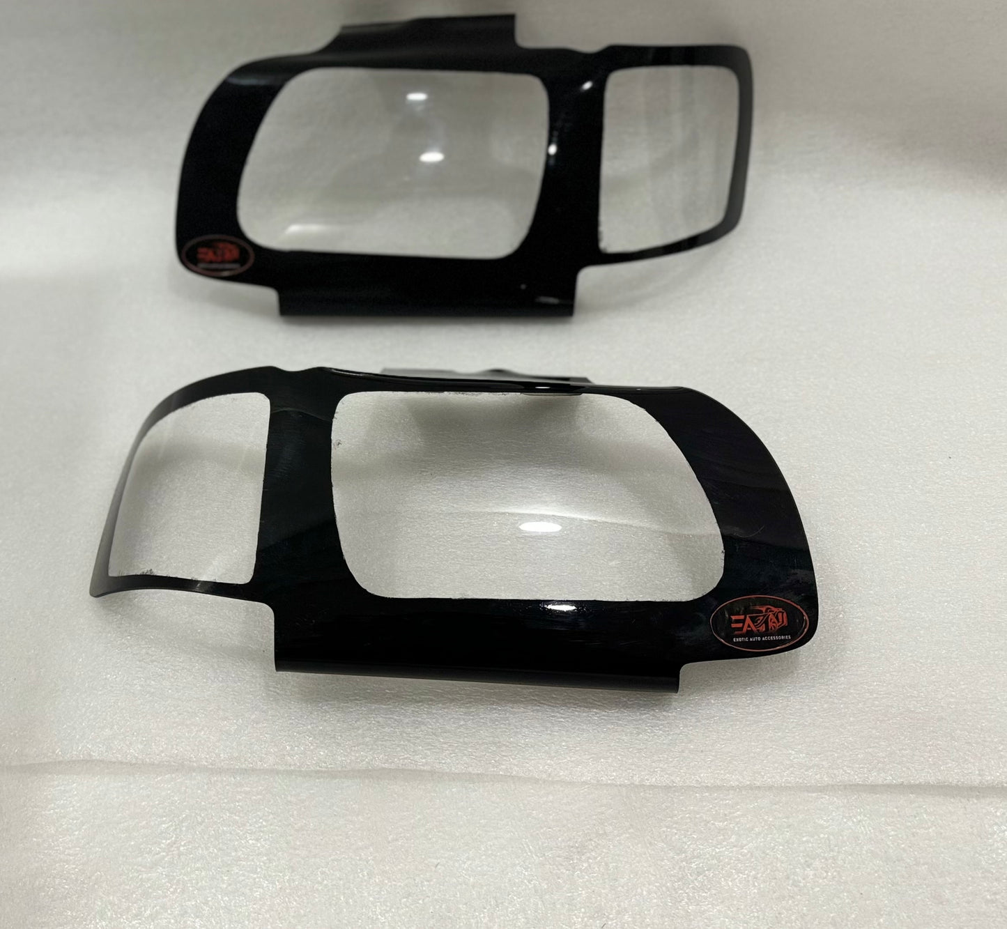 Isuzu 97-04 Gloss Black Headlight shields – Exotic Auto Accessories